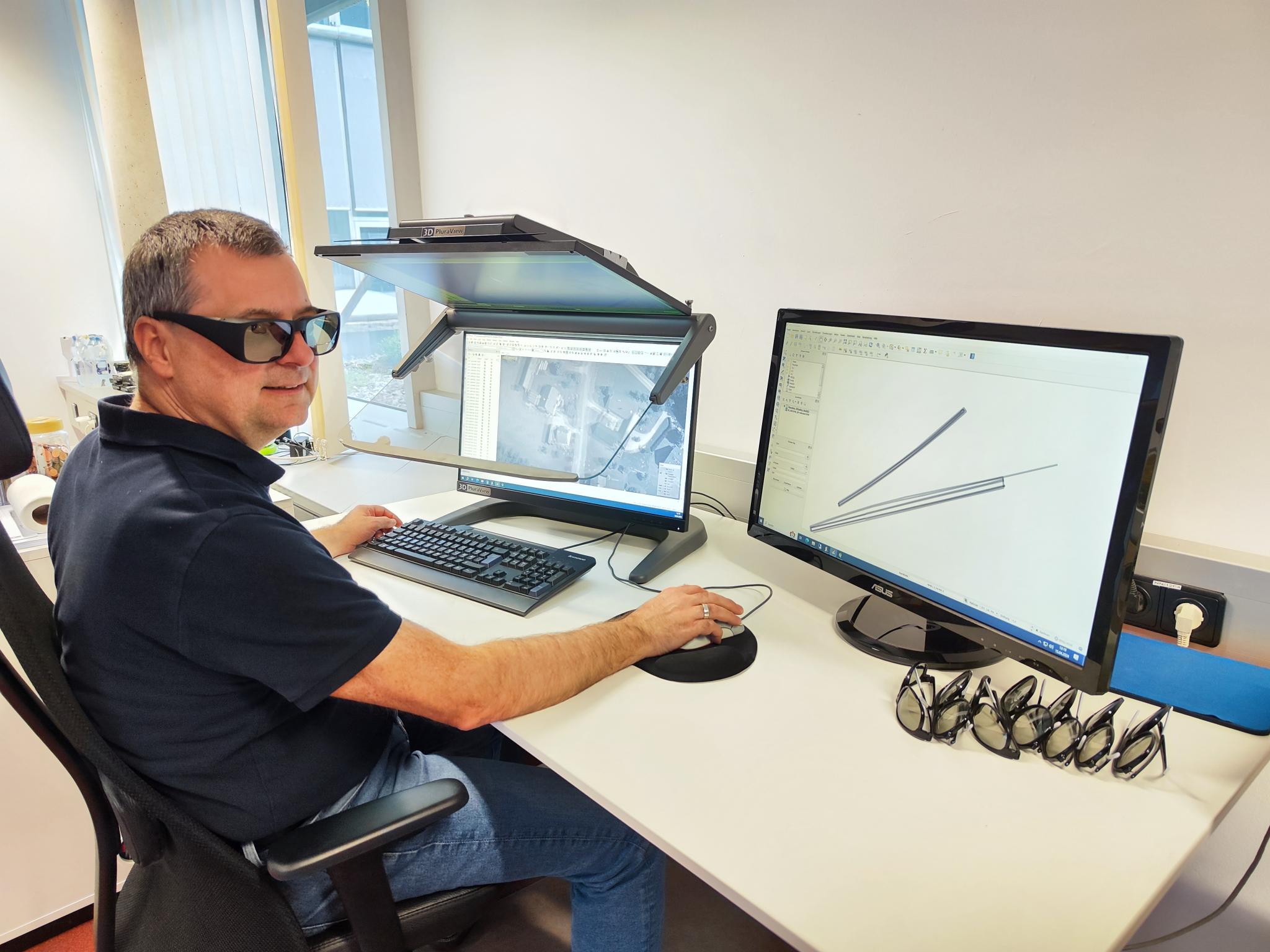 3D monitors digitalise the forest - Schneider Digital