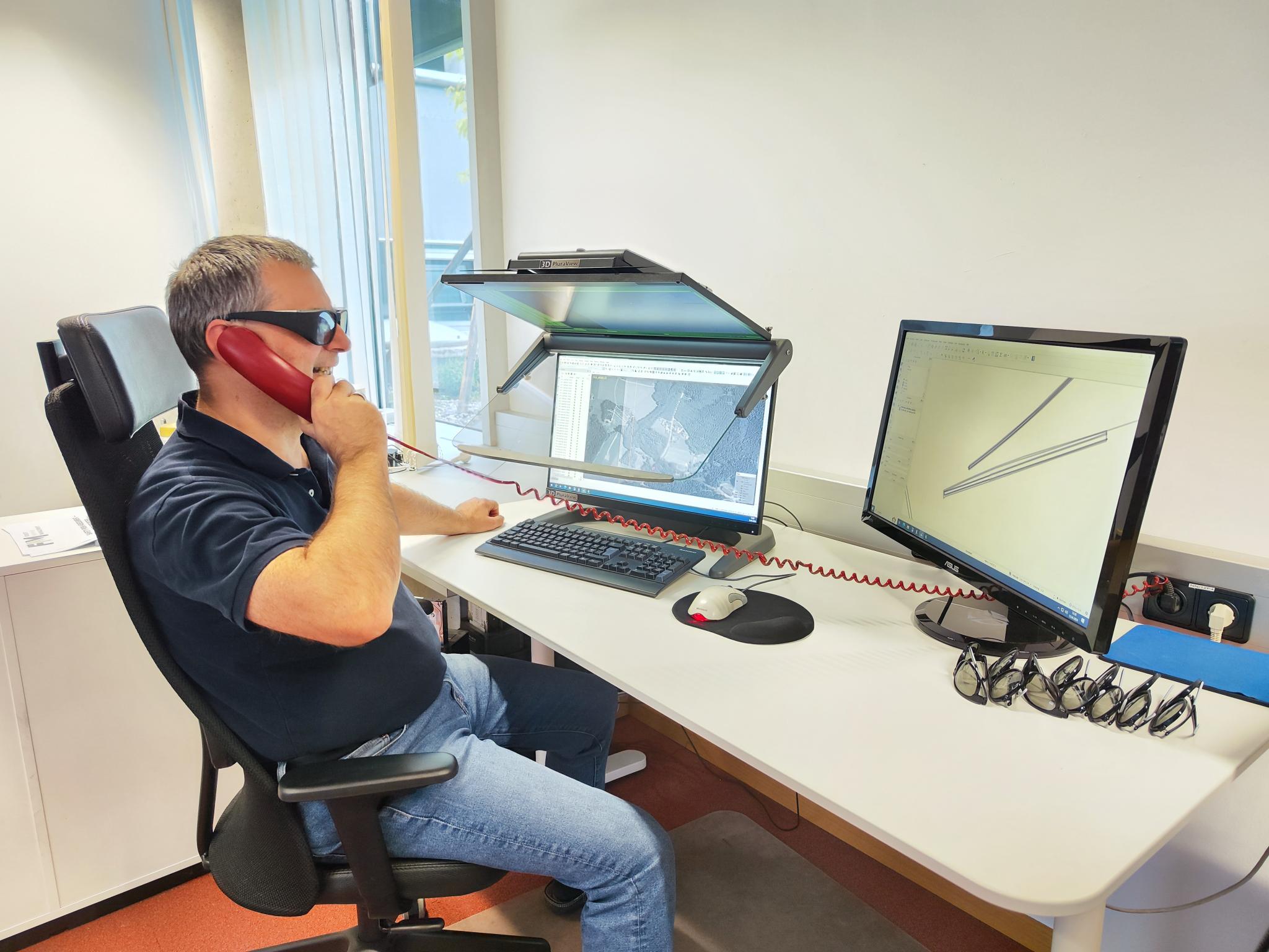 3D monitors digitalise the forest - Schneider Digital